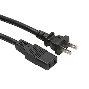 HJFPOWERCORD 2 Prong pin Power AC Cable Cord Replacement for Tandberg Models 3002a, 3006a, 3011 & 3012, Studer Revox Equipment.