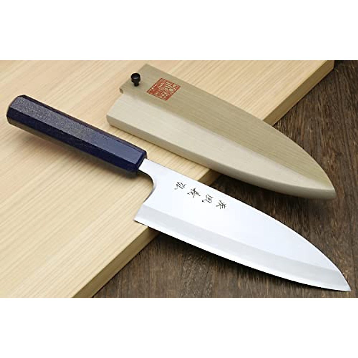 Yoshihiro Inox Stainless Steel Deba Japanese Fish Fillet Chef Knife (7'' (180mm))