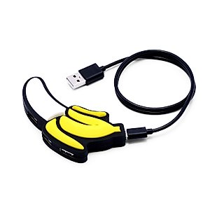 Mustard Banana USB Hub with 4 x USB Ports