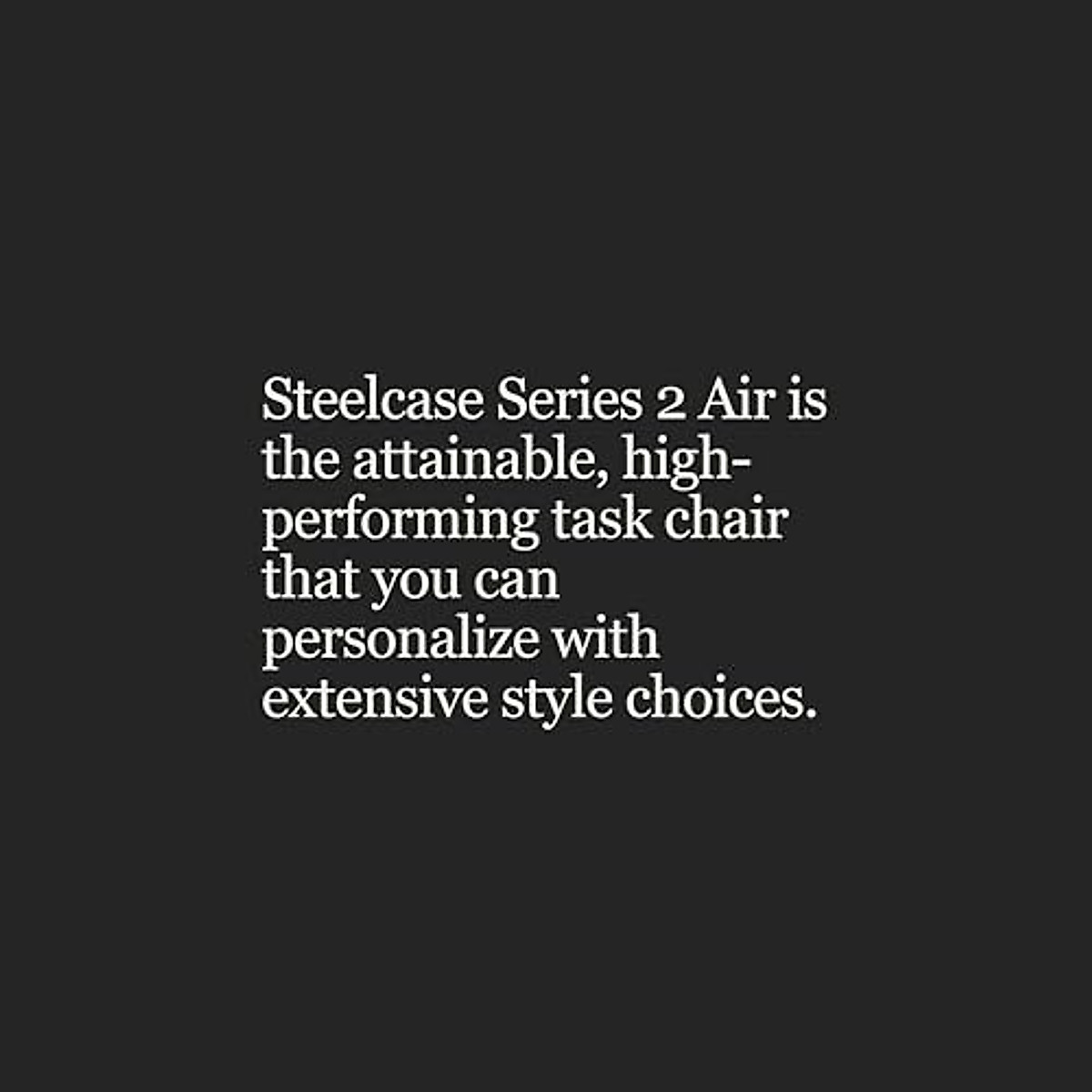Steelcase Series 2 Office Chair - Ergonomic Work Chair with Wheels for Carpet - with Back Support, Weight-Activated Adjustment & Arm Support - Adjustable Rolling Chairs for Desk - Graphite