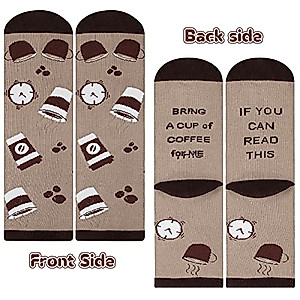 Nirohee Funny Socks, If You Can Read This Socks, Unisex Funny Socks for Men Women, Novelty Gift for Father Mother Girls Boy Teens