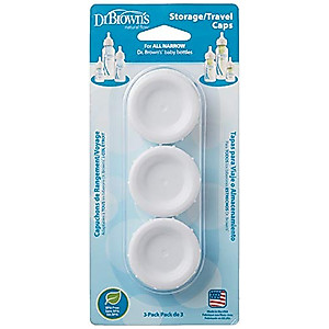 Dr. Brown's Natural Flow Standard Storage Travel Caps Replacement, 3 Count