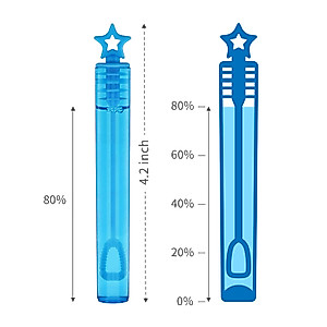 66 Pieces Mini Bubble Wands,Bubble Party Favors Assortment Toys for Kids,Themed Birthday, Halloween, Goodie Bags, Carnival Prizes, Wedding,Outdoor Gifts for Girls & Boys