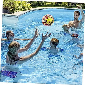 Alasum 5pcs Pool Ball Clear Beach Balls Inflatable Balls for Kids Beach Balls for Kids Plastic Beach Balls Toddlers Beach Balls Inflatable Pool Toys Beach Water Ball Float Ball Soft Toy