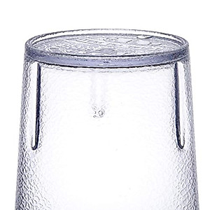 G.E.T. 6616-1-CL-EC Heavy-Duty Plastic Restaurant Tumblers, 16 Ounce, Clear (Set of 4)