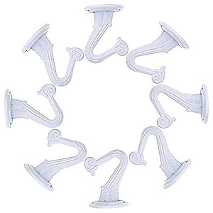 BBTO Swag Ceiling Hooks and Hardware Set, Swag Hooks with Steel Screws/Bolts and Toggle for Ceiling Installation Cavity Wall Fixing (6)
