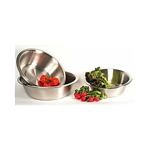 Lindy's 615-48850 Quart Stainless Steel Flat Bottom Dish Pan