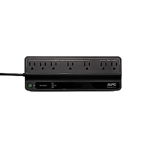 APC Back-UPS 650 Battery Backup and Surge Protector Black (BVN650M1)