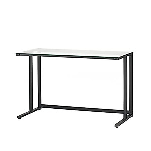 Christopher Knight Home Eghan Tempered Glass Computer Desk, Black
