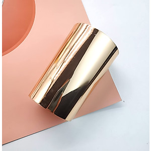 FIRAZIO 2 Pcs Cuff Bangle Bracelet for Women Open Wide Wire Bracelets Gold Wrist Cuff Wrap Bracelet