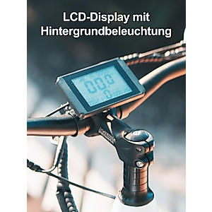 HAOQI Eagle Electric Bike, Peak 1000W Motor All-Terrain Ebike 48V 20AH Removable Battery up to 80 Miles 28MPH 26" * 4" Fat Tire Front Suspension Electric Mountain Bike for Adults 7-Speed