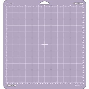 Craftelier - Reusable Cutting Mat with Strong Adhesion or Grip for Scrapbooking and Crafting | Compatible with Cricut Machines | Size 30,5 x 30,5 cm (12" x 12") - Colour Purple