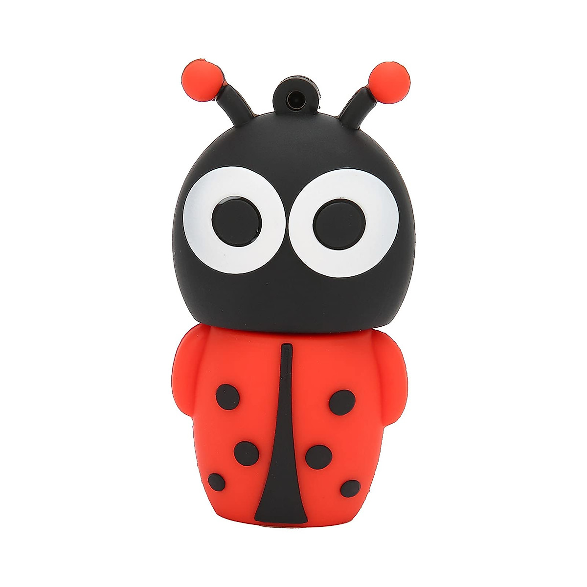 Cartoon Flash Disk Cartoon Ladybug Compatible Optional Stock USB Flash Drives Memory Thumb Stick Pendrive U Disk, for Data Storage Transmission Sharing(64GB)