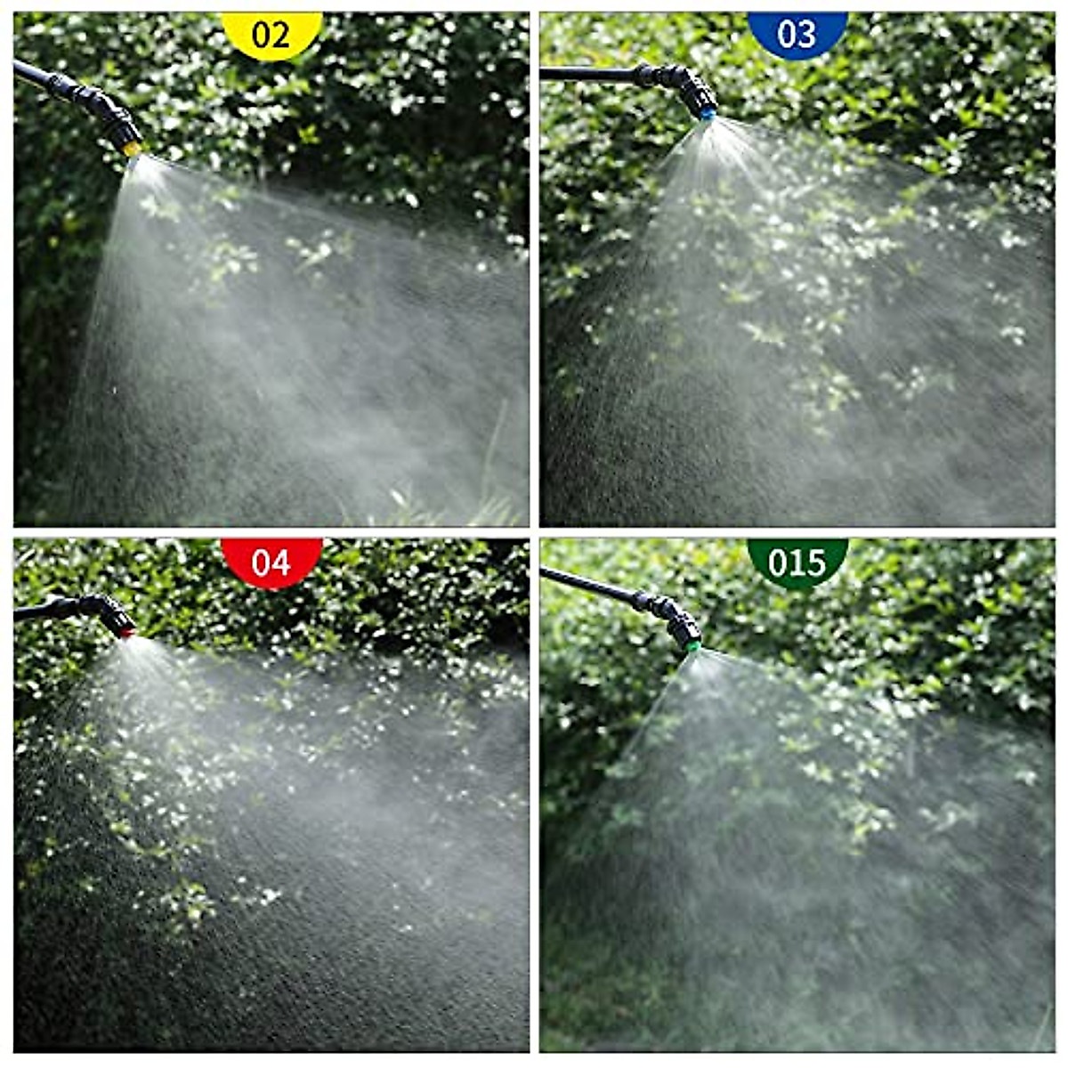 Aimela110 °Fan Shaped Nozzle, 110 Degree Fan-shaped Flat Bottom, 0.15-0.4mm Aperture, Suitable for Knapsack Sprayer, Garden spray, Agricultural Greenhouse Spray Equipment, etc., Used for weeding.