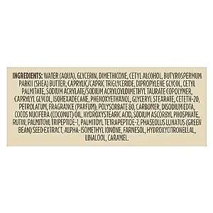 Vaseline Radiant X Deep Nourishment Body Cream 100% Pure Shea Butter, Coconut Oil, Vitamin C, & Peptides 10 oz