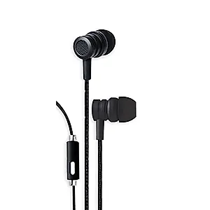 Bytech Wired Earbud Headphones, Black, BYAUEB129BK