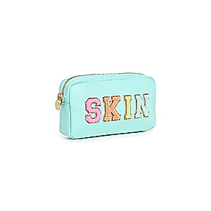 Stoney Clover Lane Women's Skin Small Pouch, Cotton Candy, Blue, Graphic, One Size