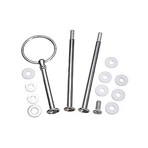 3 Tier Cupcake Stand Hardware Handles Holder Fitting with Screws and Flat Washers for Party Wedding Display Stand