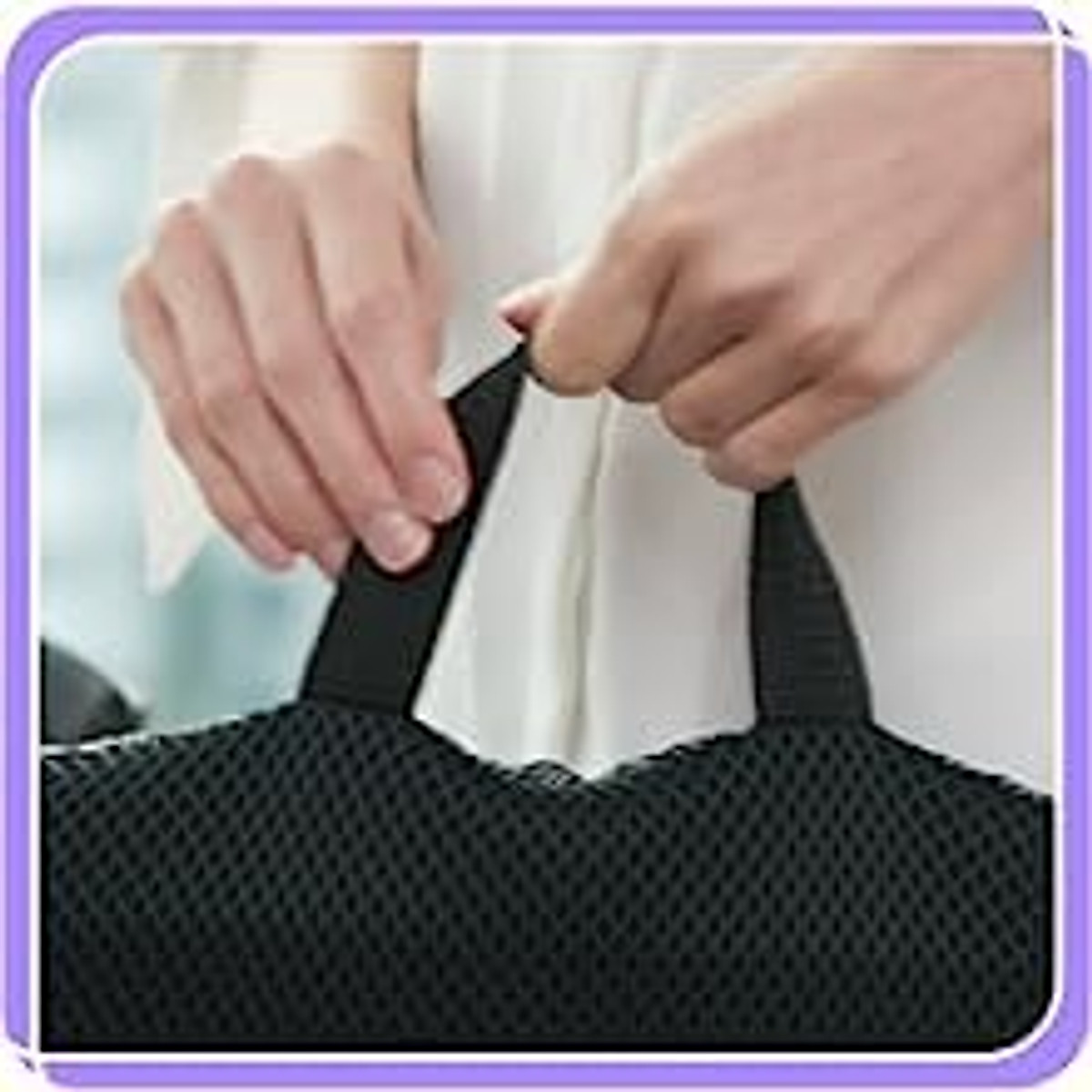 Gel Seat Cushion Comfort Honeycomb Egg Crate Design Gel Pad Provides Excellent Support For Lower Back, Spine, Hips Promotes Venting & Good Sitting Posture For Office Chair Car Sitter Wheelchair