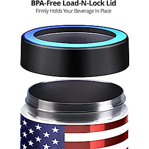 Extremus Temps Can Cooler, 12oz Stainless Steel Double Wall Vacuum Insulated Can Cooler – Iconic Laser Printed Designs - Stainless Steel Can Coozies Fits Standard Size Cans - Replaces Coozies for Cans