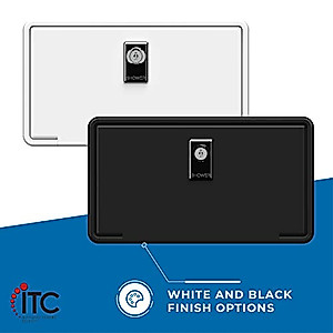 ITC Fontana RV or Boat Exterior Shower Box Kit Faucet with Shower Head (Locking Door Assembly - White with 5' Hose)