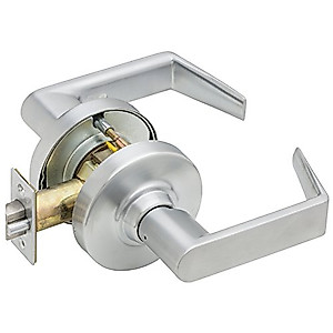 SCHLAGE ND80JD RHO 626 (FSIC) Series ND Grade 1 Cylindrical Lock, Storeroom Function, Full Size Interchangeable Core, Rhodes Design, Satin Chrome Finish