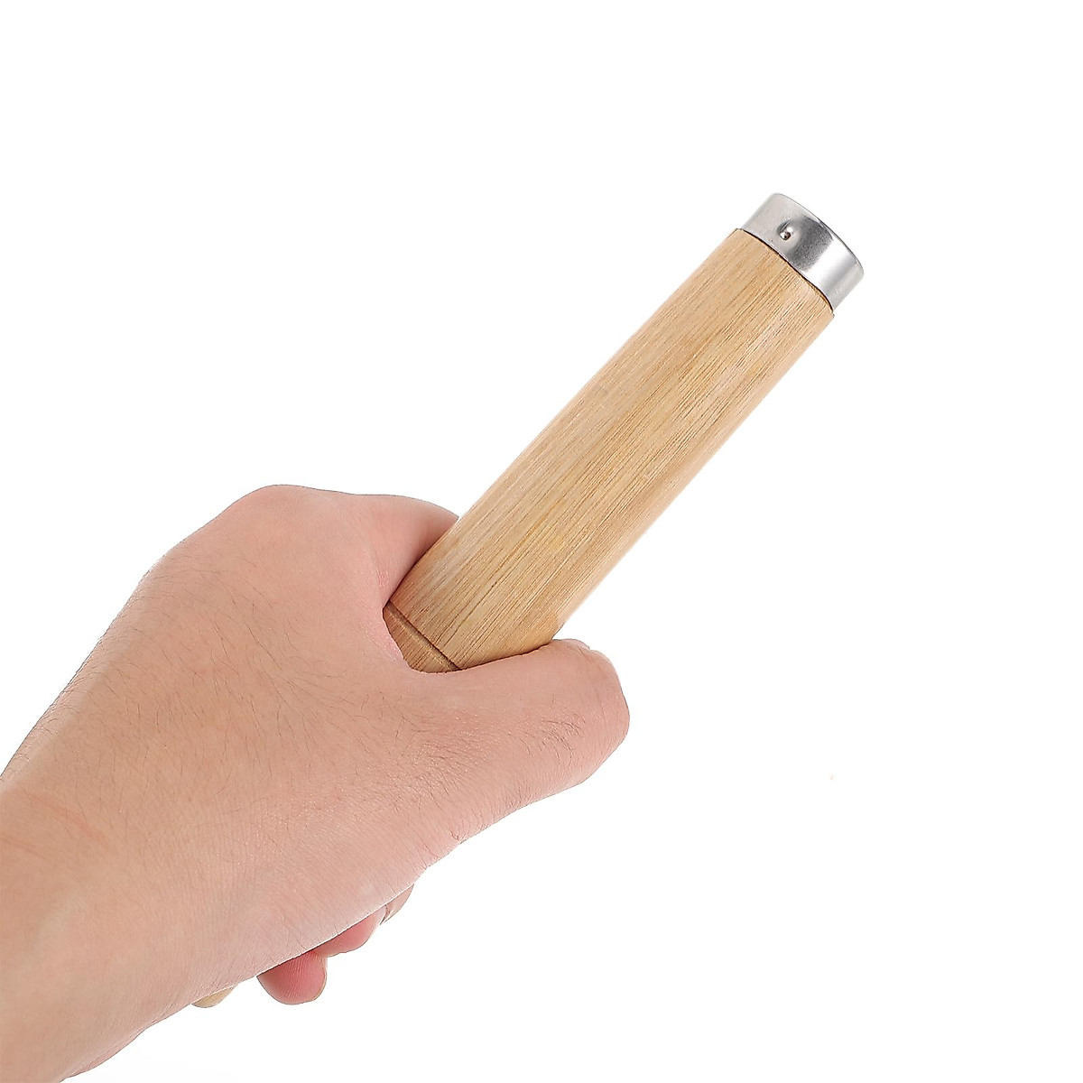 Uonlytech Stockpot Handle Wok Handle Cookware Handle Chef Pot Handle Stockpots Handle Wok Pot Handle Frying Pan Handle Wood Pan Handle Pot Handles Replacement Wooden Handle Iron Anti-Scald