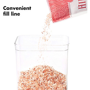 OXO Good Grips POP Container 2.8-Quart Square Airtight Food Storage for Sugar and More (Set of 4)