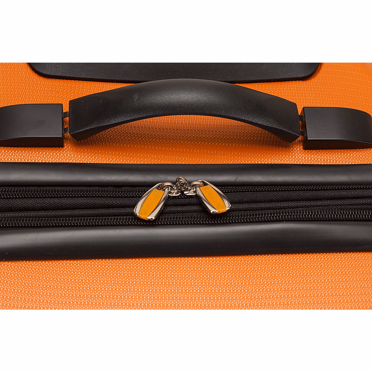 Rockland Melbourne Hardside Expandable Spinner Wheel Luggage, Orange, 2-Piece Set (20/28)