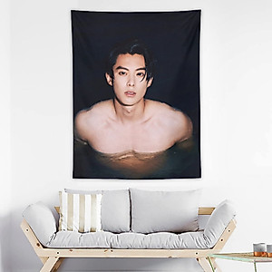 BAOJUN Dylan Wang Actor China Poster Sexy Artworks Polyester Tapestry Room Aesthetic Wall Art Prints Home Modern Decor Gifts 30"x40"