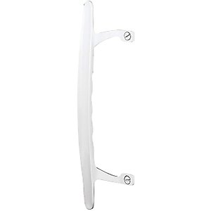 Prime-Line C 1196 6-5/8 In. White Painted Diecast Sliding Patio Door Pull Handle (Single Pack)