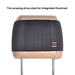 TFY Universal Car Headrest Mount Holder with Angle- Adjustable Holding Clamp for Tablets -Compatible with iPad 9th Gen - iPad Mini - iPad Air - iPad Pro - Samsung Galaxy Tab S8 - Tab A and More