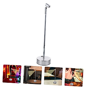 Yardenfun Led Rotating Light Tabletop Bar Spotlight Atmosphere Spotlight Lamp Stainless Steel 1600mah Bar Cafe Study Lamp