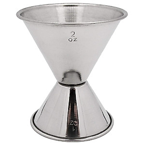 Hudson & Lane Stainless Steel Cocktail Barware Double Measuring Jigger 1 oz x 2 oz