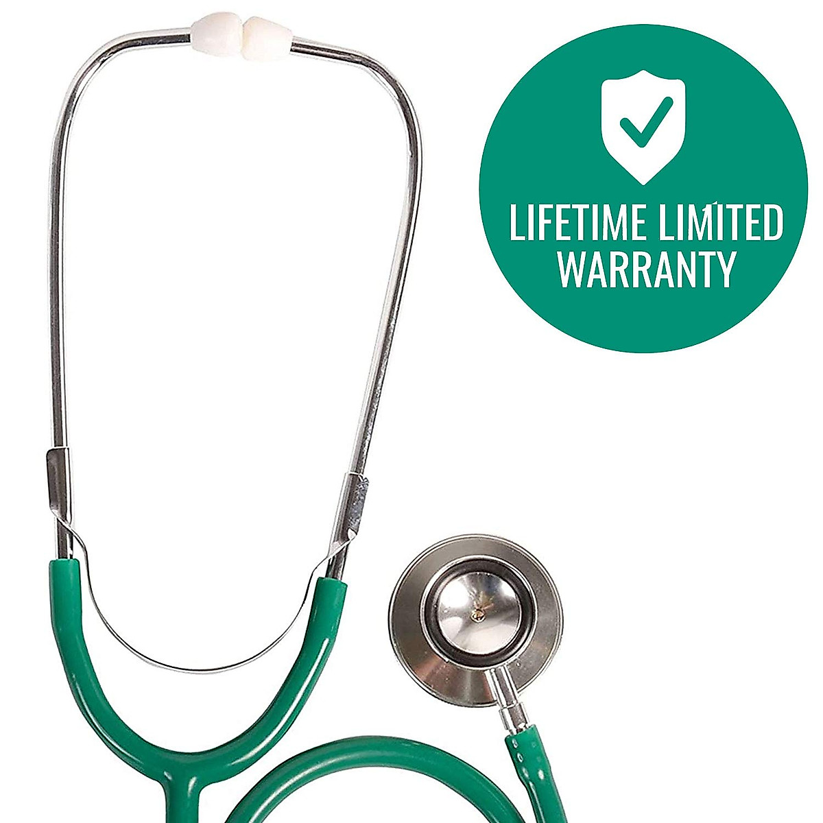 MABIS Spectrum Dual Head Lightweight Stethoscope, Hunter Green