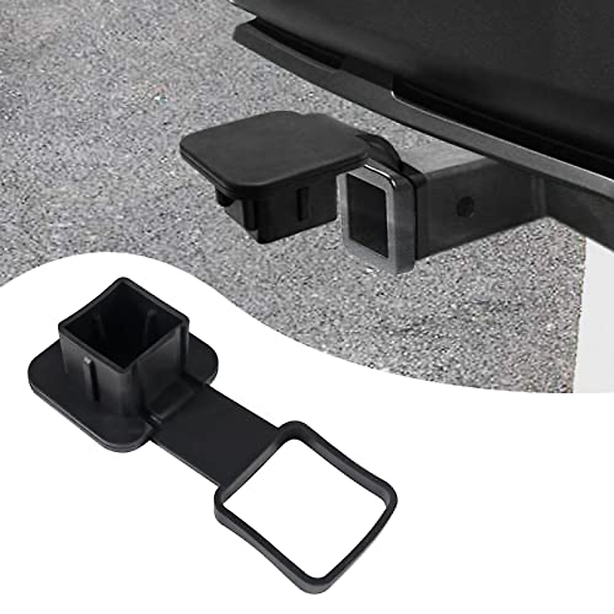 2Pack Receiver Tube Cover 2” Receiver Hitch Cover,2 Inch Trailer Hitch Cover Plug Cap Insert for Toyota Ford Jeep Chevrolet Nissan Dodge Ram Porsche Mercedes Benz Polaris Ranger ATV UTV Polaris