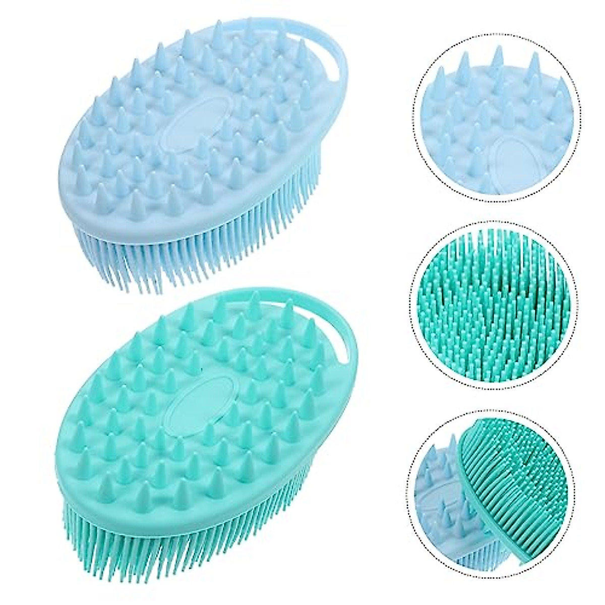 FOMIYES 8 pcs Bath Rinser exfoliantes para el Cuerpo Bath Scrubber for Body Foot Scrubber in Shower Body scrubbers exfoliating Brush Tactile Brush Massage Brush Body wash Double Sided