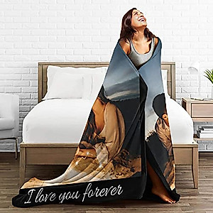 Custom Blanket with Picture Collage Customized Throw Blankets,Adult Kid Birthday Christmas Birthday Wedding Gifts Personalized for Dad Mom,Kids,Dogs,Friends or Couples Photo 40"x30"