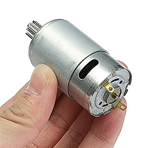SHENGLE 390 18000RPM 6 Volt Electric Motor, RS390 6V Motor Drive Gearbox Accessory for Kids Ride On Car Children Ride on Toys Parts