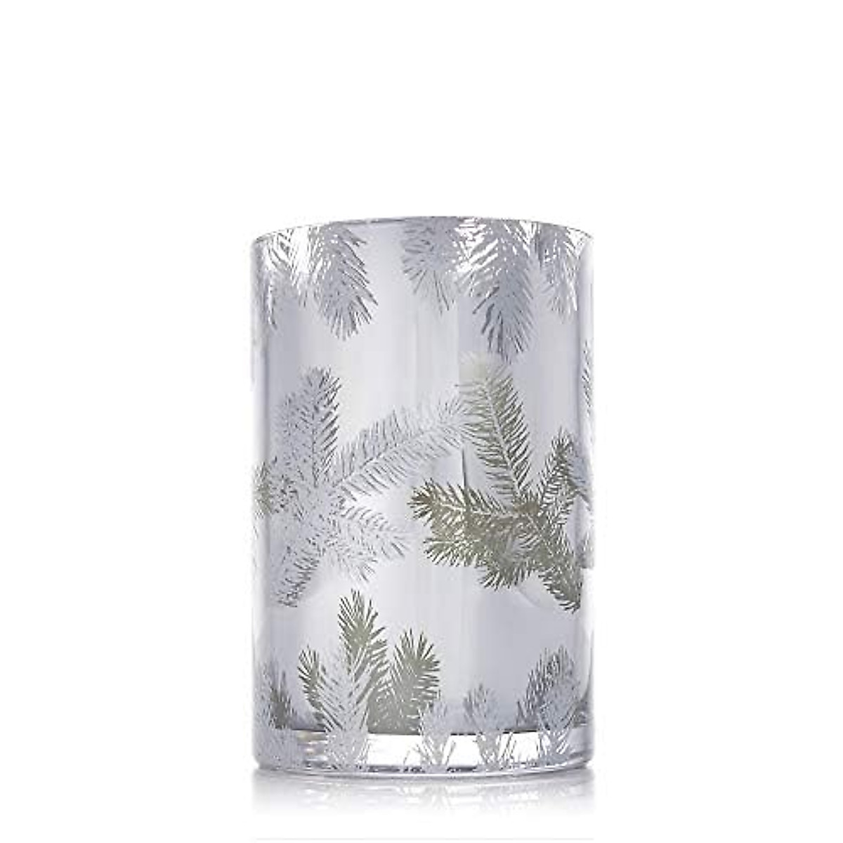 Thymes Luminary Frasier Fir Candle - Scented Candle - Luxury Home Fragrance - Home Decor & Bathroom Accessories - Frasier Fir Pine Scent - Silver Candle - 20 Oz