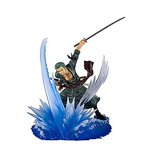 TAMASHII NATIONS Bandai Figuartszero Roronoa -Zoro- Yakkodori "Onepiece",White, Approx 190mm