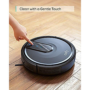 eufy [BoostIQ] RoboVac 35C, Robot Vacuum Cleaner, Wi-Fi, Upgraded, Super-Thin, 1500Pa Strong Suction, Touch-Control Panel, 6ft Boundary Strips, Quiet, Self-Charging, Cleans Hard Floors(Renewed)