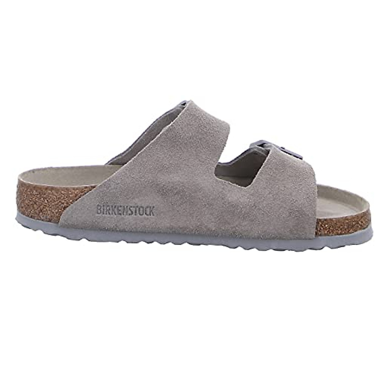 BIRKENSTOCK Unisex's Slides, Gray, 42 EU