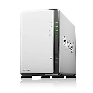 Synology DS220j 2-Bay 12TB Bundle with 2X 6TB Seagate IronWolf