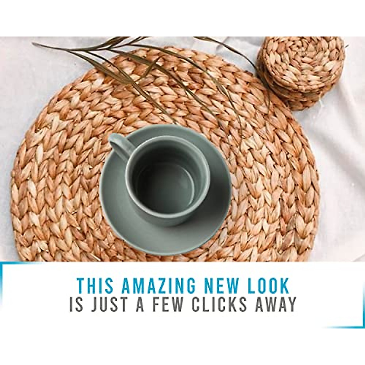 4oz. Espresso Cups Set of 4 With Matching Saucers - Premium Porcelain, 8 Piece Gift Box Demitasse Set - Red, Blue & Grey – Italian Caffè Mugs, Turkish Coffee Cup – Lungo Shots, Dopio Double Shot