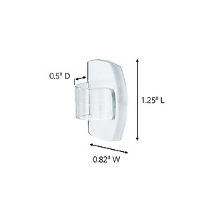 Command Outdoor Light Clips, 16 Command Hooks, 20 Command Strips, Damage Free Hanging of Dorm Room Decorations, Clear