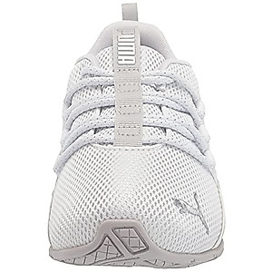 PUMA Women's RIAZE PROWL MOD SWIRL Sneaker, Puma White-Puma Silver, 8
