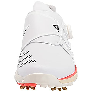 adidas Women's ZG21 BOA Golf Shoes, Footwear White/Core Black/Solar Red, 11