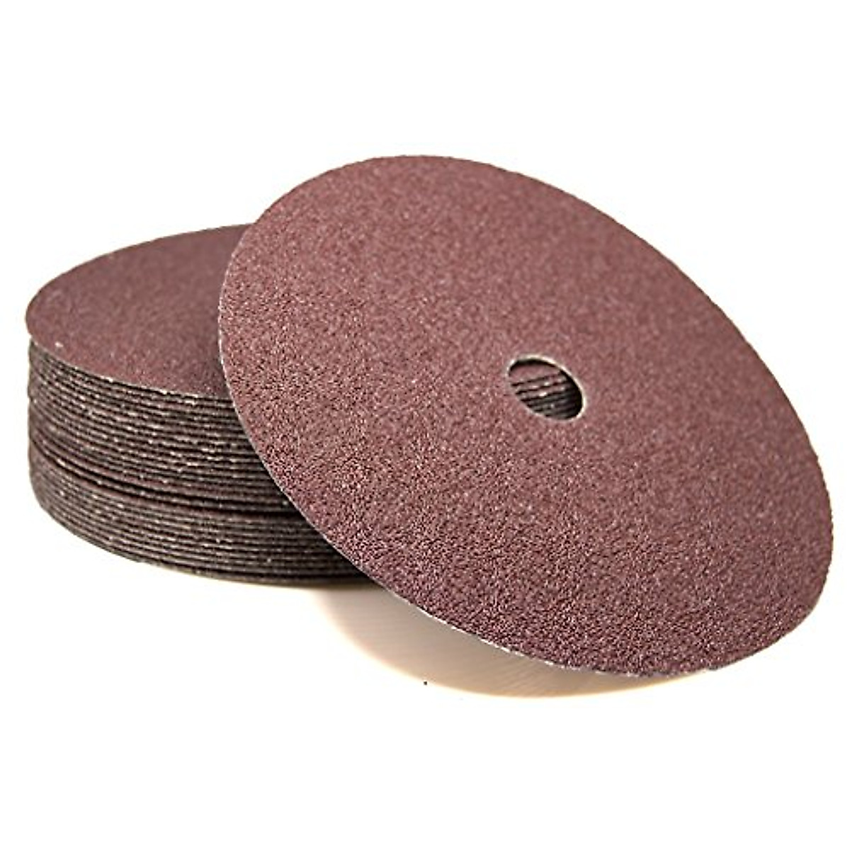 Benchmark Abrasives 7" Aluminum Oxide Resin Fiber Grinding and Sanding Discs for Wood and Fiberglass 7/8" Arbor, Use with Angle Grinder (25 Pack)- 36 Grit