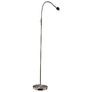daylight24 402071-04 FOCUS Adjustable Beam LED Floor Lamp, Black